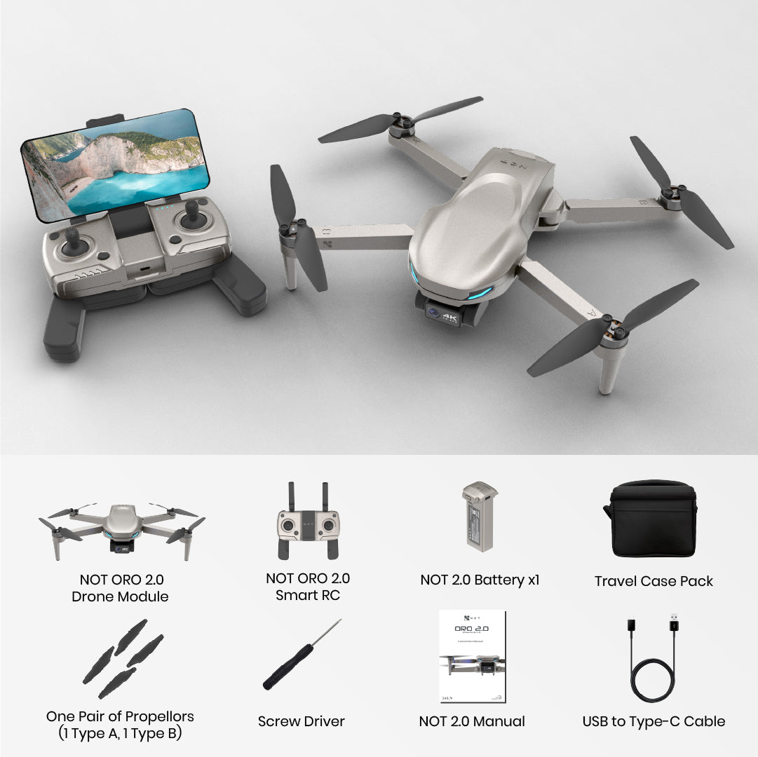 Buy NOT ORO 2.O 4K Camera Drone at Best Price | NOT DRONES – NOTDrones